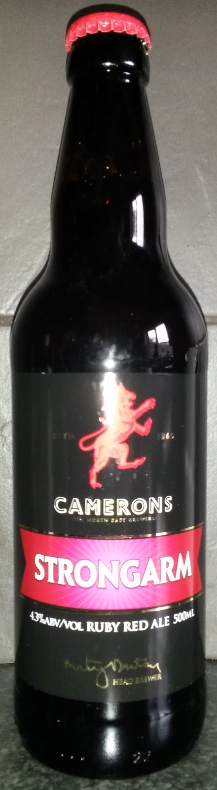 Gaming Ales: Strongarm (Camerons)