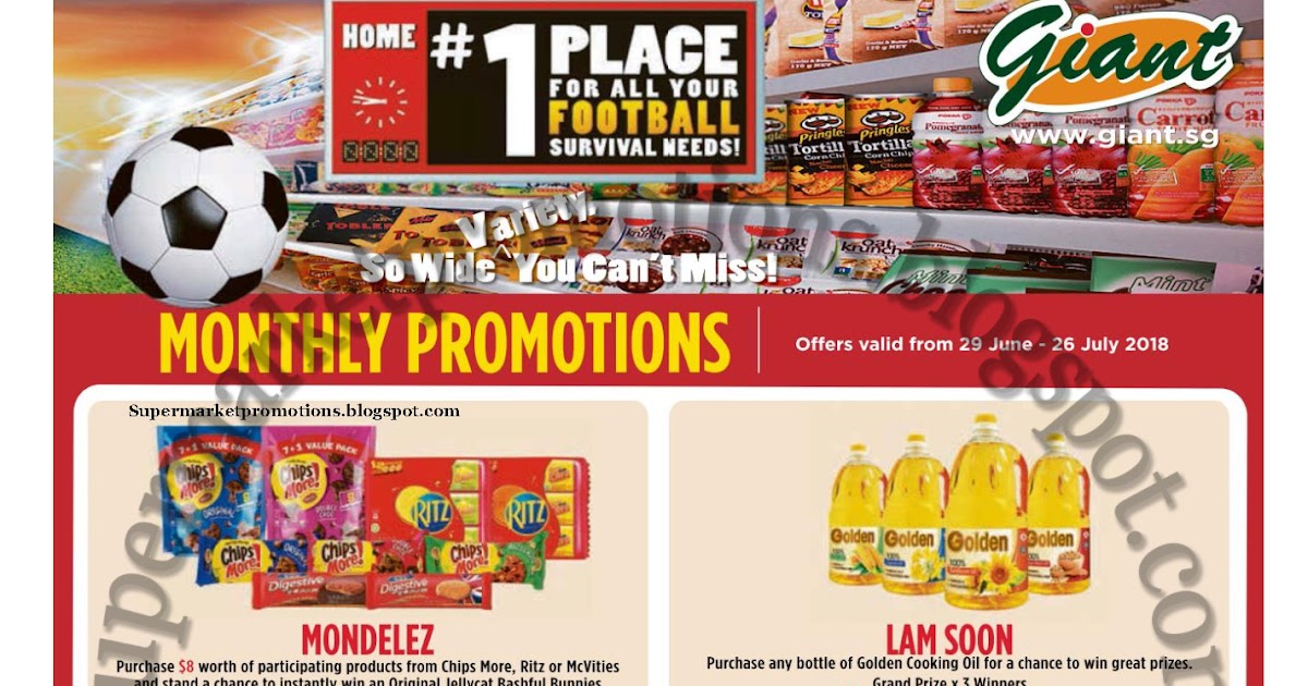 Giant Monthly Promotions 29 June - 26 July 2018 ~ Supermarket Promotions