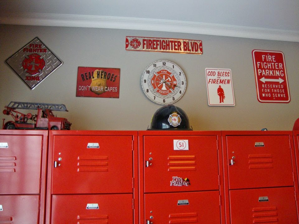 At Home With Veronique: Jack's Firefighter Bedroom