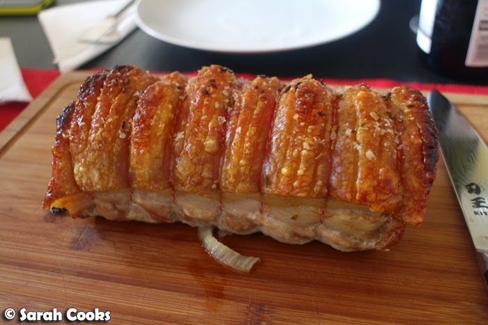 Sarah Cooks: Roast Pork Loin with Crackling