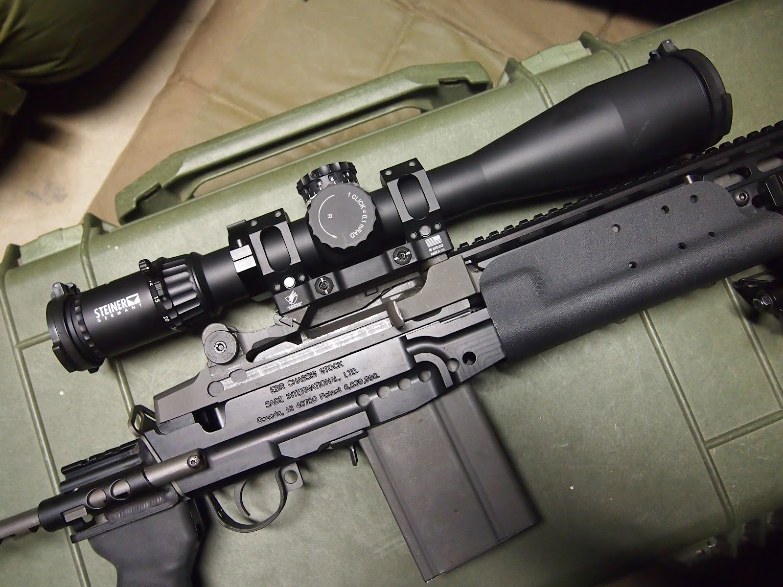 Mister Donut's Firearms Blog: Norinco M14/Sage EBR Chassis