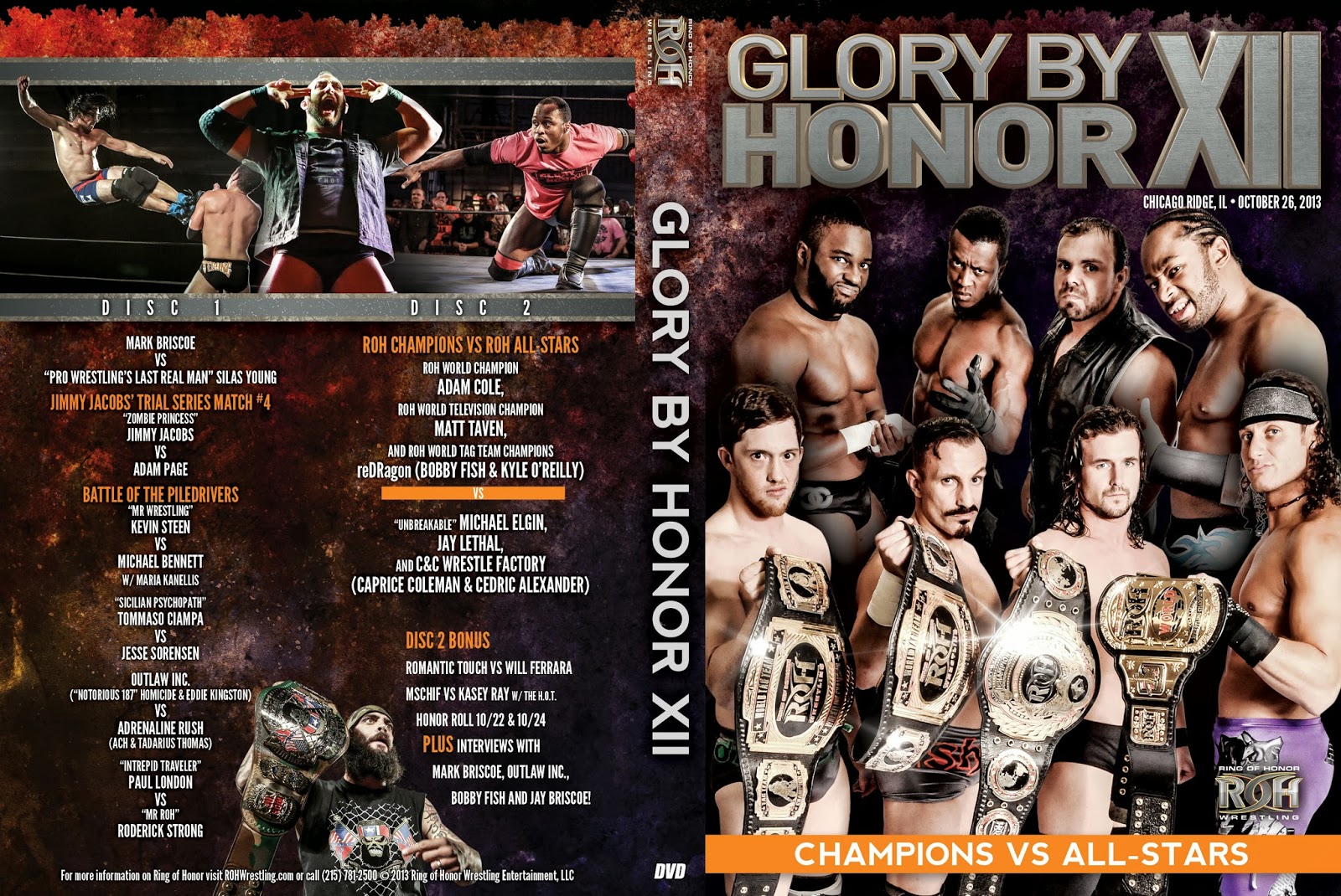 The Wrestling HUB: Reviews: ROH Glory By Honor XII: Champions vs. All ...