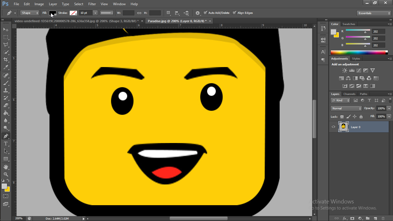 Lego Face Tutorial