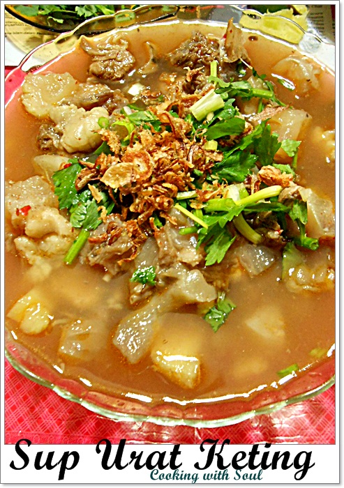 ..Cooking with soul.....: SUP URAT KETING