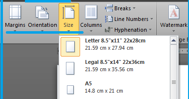 Cara Mengatur Ukuran Kertas Page Layout - cekrisna