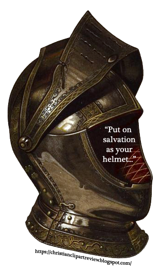 "Put on salvation as your helmet..." | Christian Clip Art Review