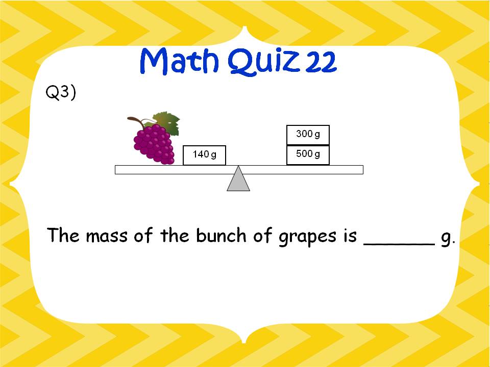 P2A Class Blog: Math Quiz 22