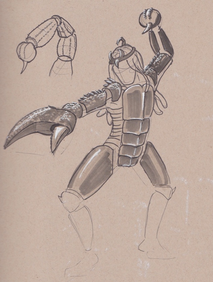 Gina Draws . . .: Dynamic Sketching Week 4 - Insects