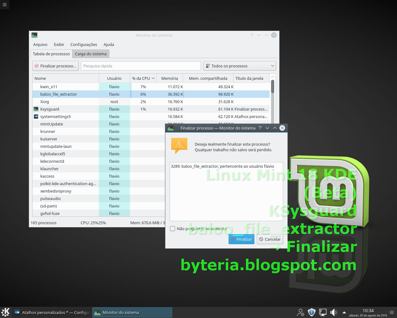 Byteria: Instalação do Linux Mint 18 KDE (Beta) em 25 minutos