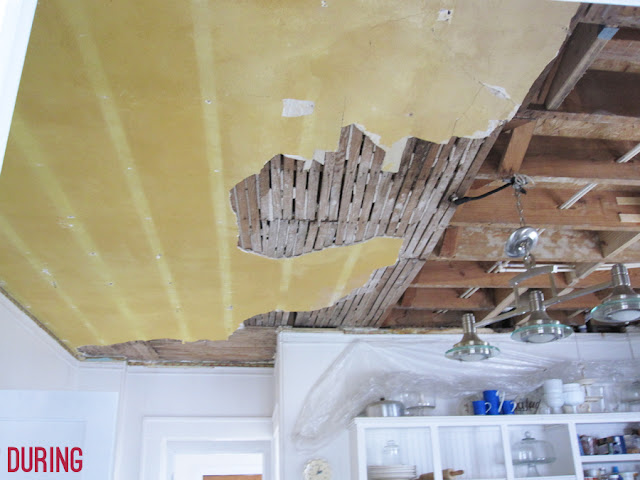 Keep Smiling: Kitchen Ceiling Demolition