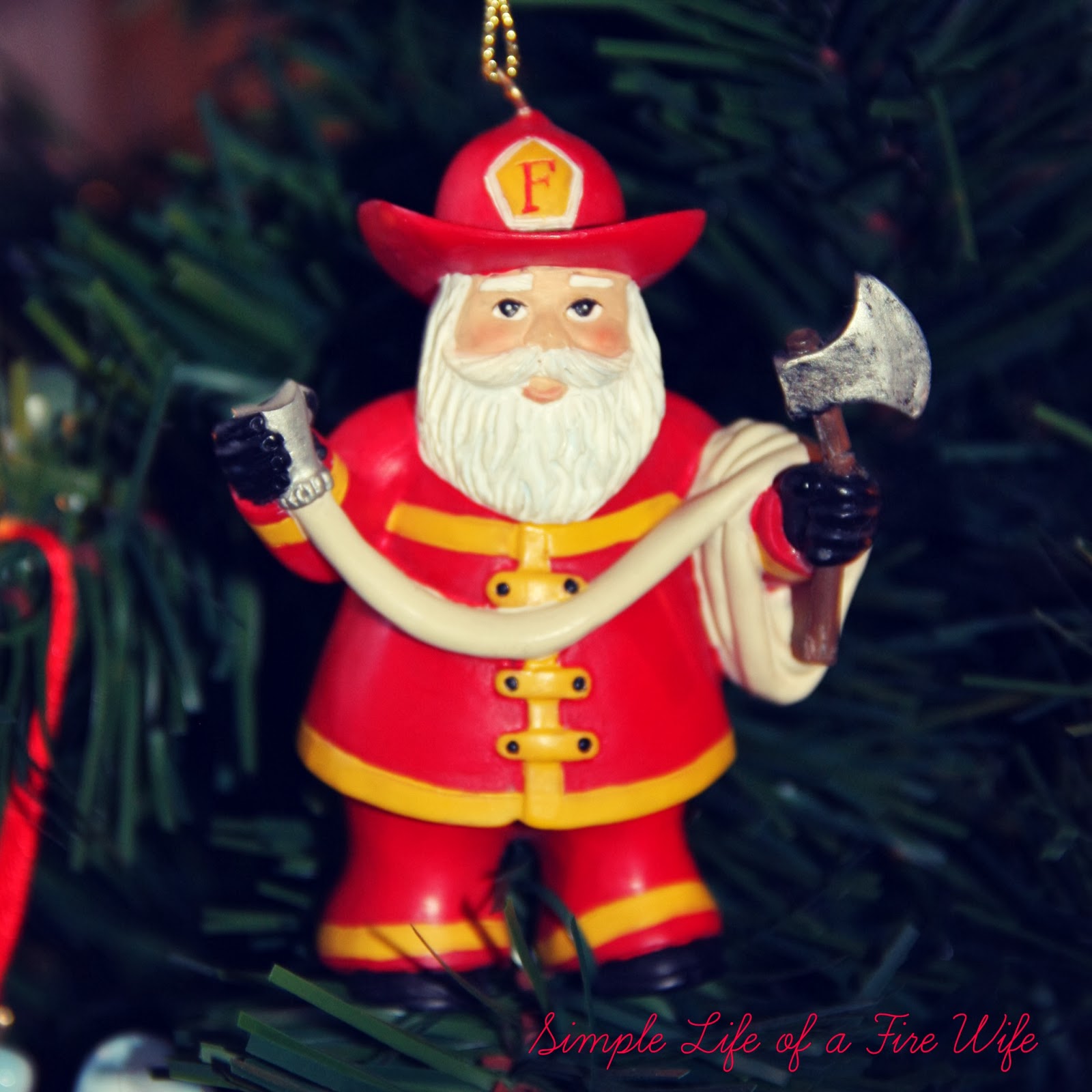 Simple Life of a Fire Wife: Firefighter Christmas Tree