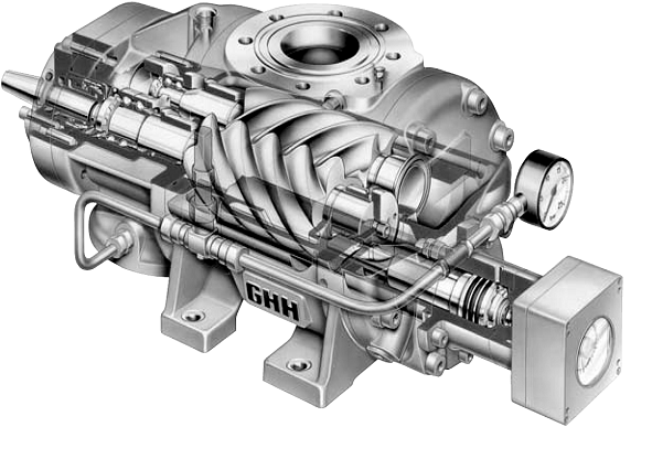 Kompresor Ulir Putar (Rotary screw compressor)