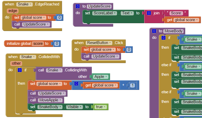 AI2 Inventor Forum News: Snake