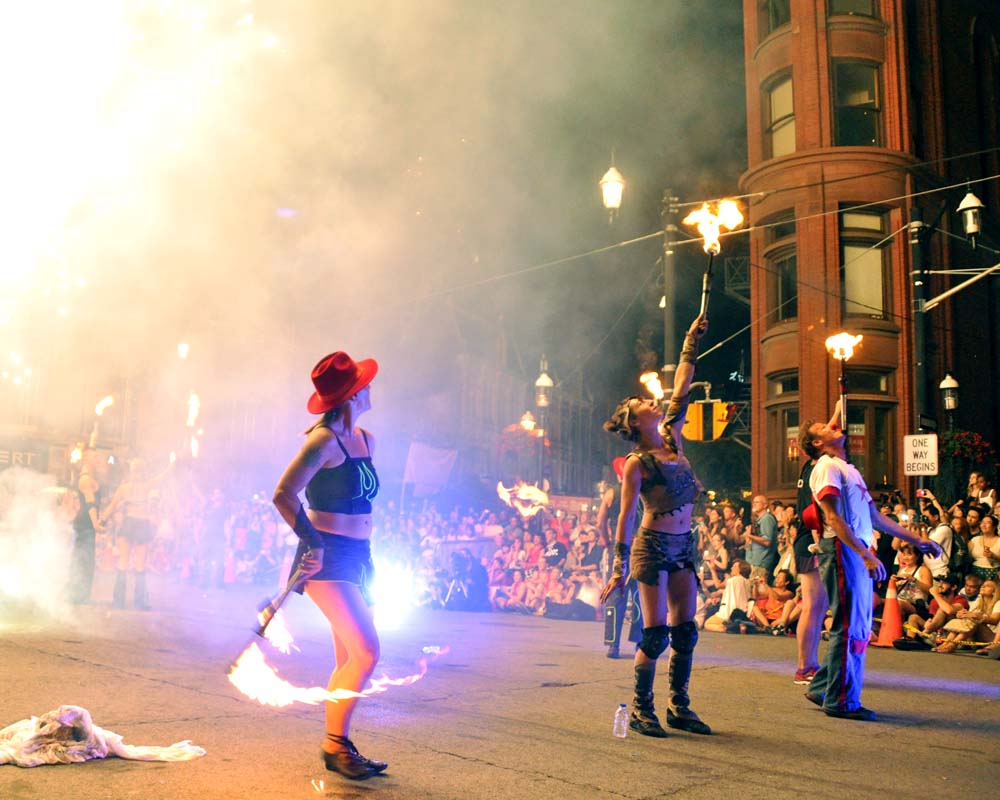Toronto Grand Prix Tourist - A Toronto Blog: Fire Show Finale at ...