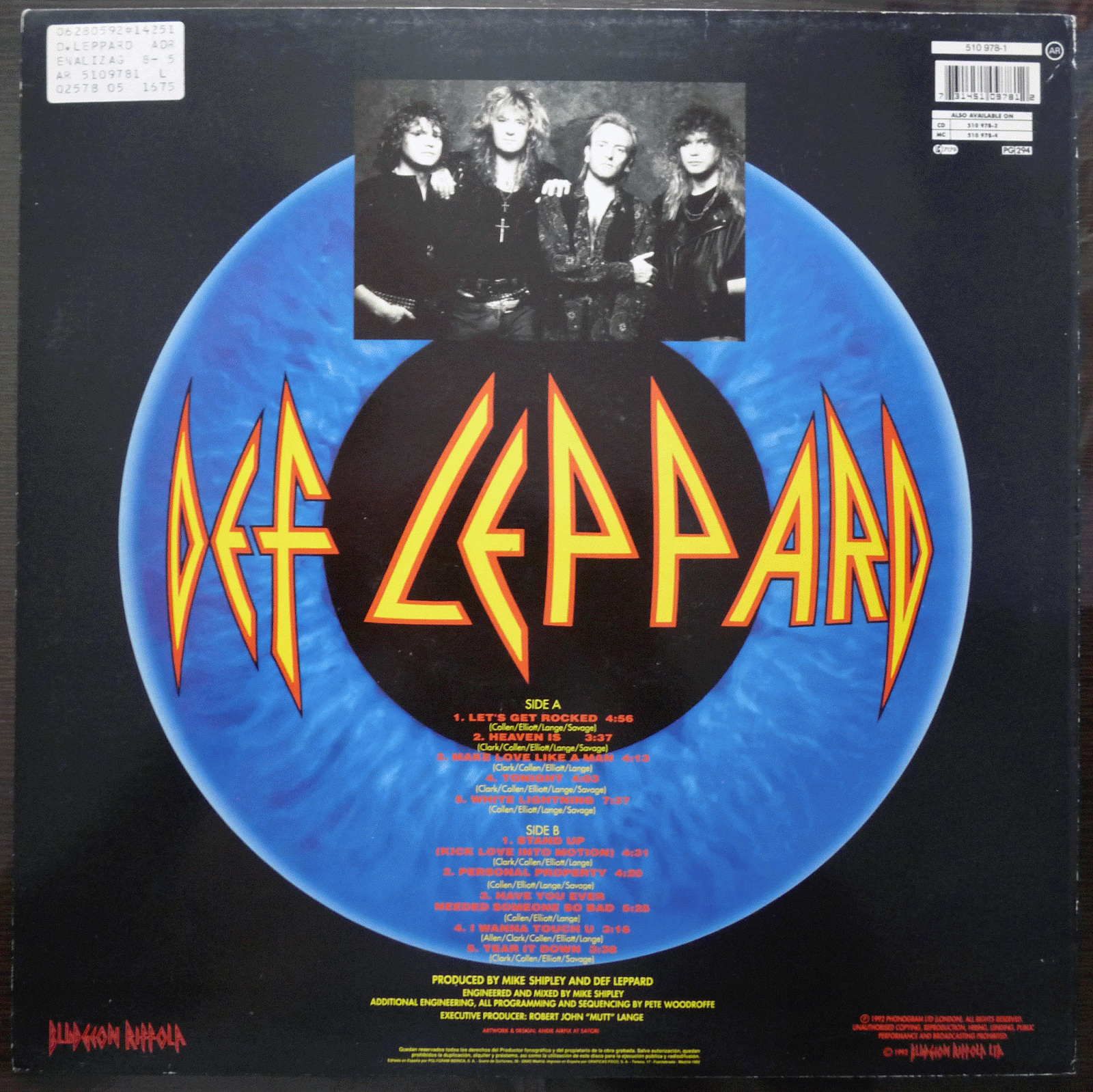 Def Leppard - Adrenalize (Mercury Records, 1992)