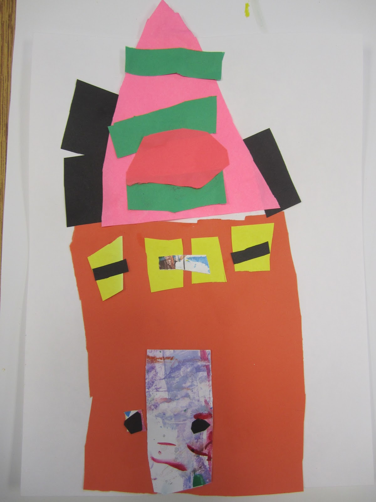 Think Create Art: Dream House Collage- 1st Grade