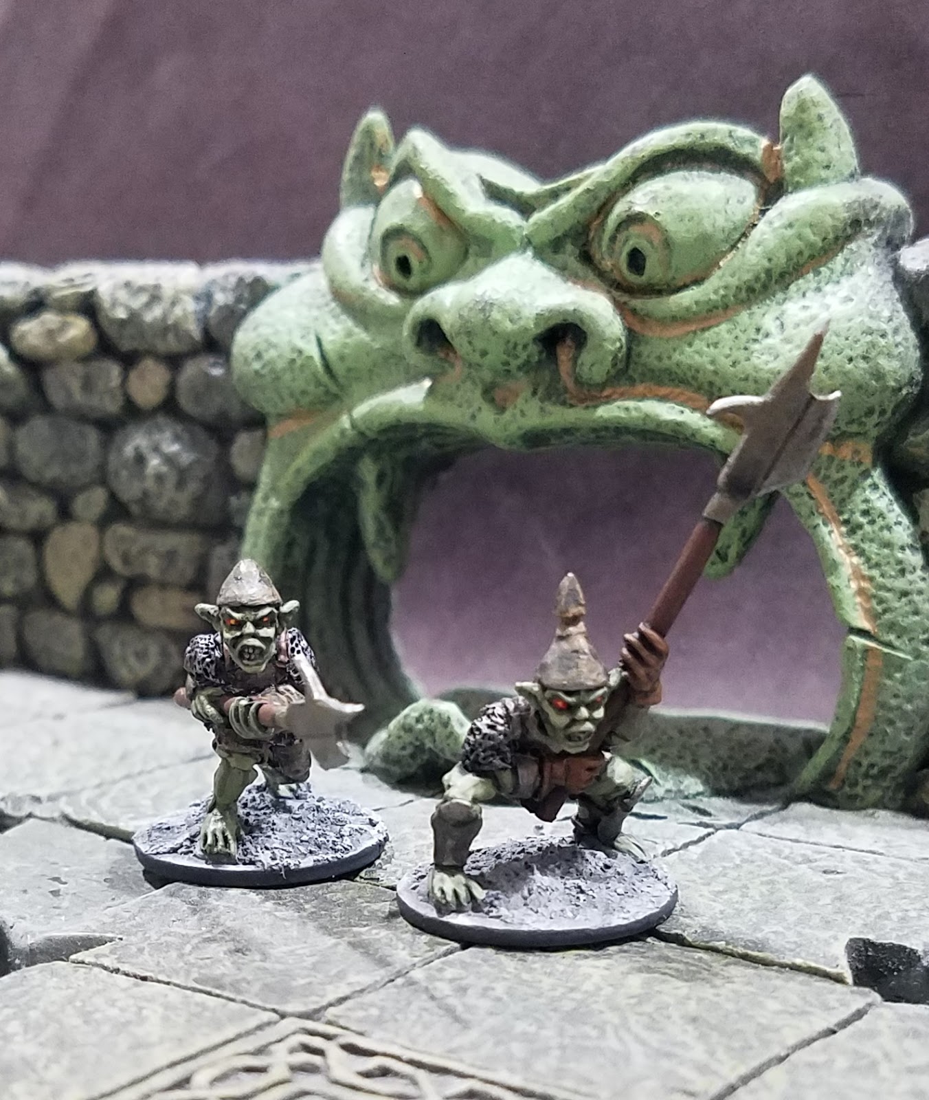 One of My Men Became Restless: 28mm Goblin Factory, Heavy Armored Goblins