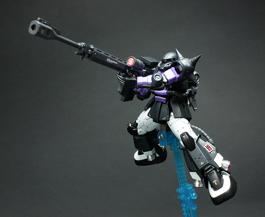 GUNDAM GUY: HG 1/144 Zaku II Black Tri-Star High Mobility Type [Gundam ...