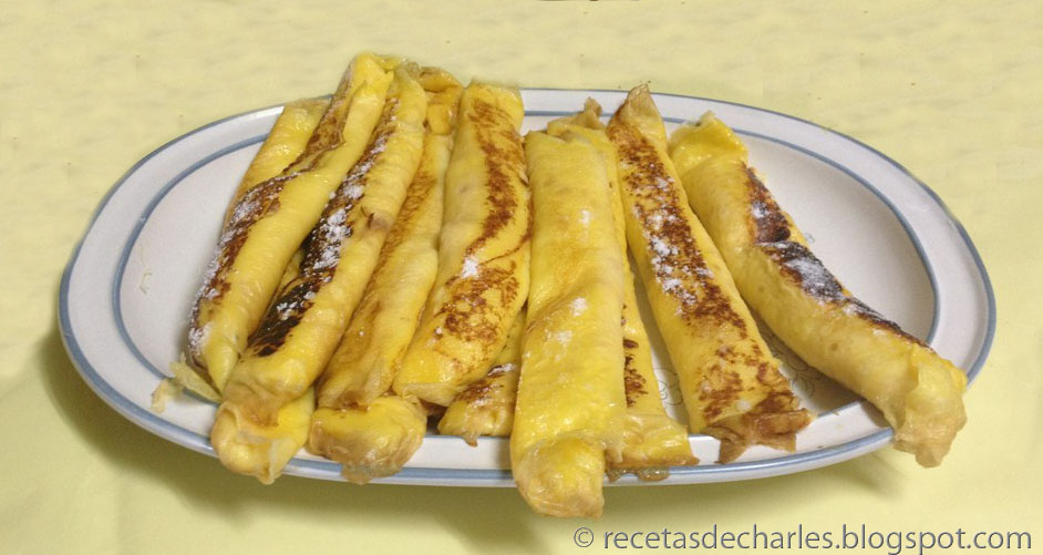 Las recetas de Charles: Crêpes de crema con ron (receta de crema pastelera)