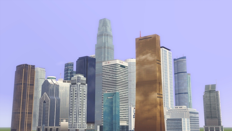 My Sims 3 Blog: Skyscrapers and Bridges by Monsoon Creations
