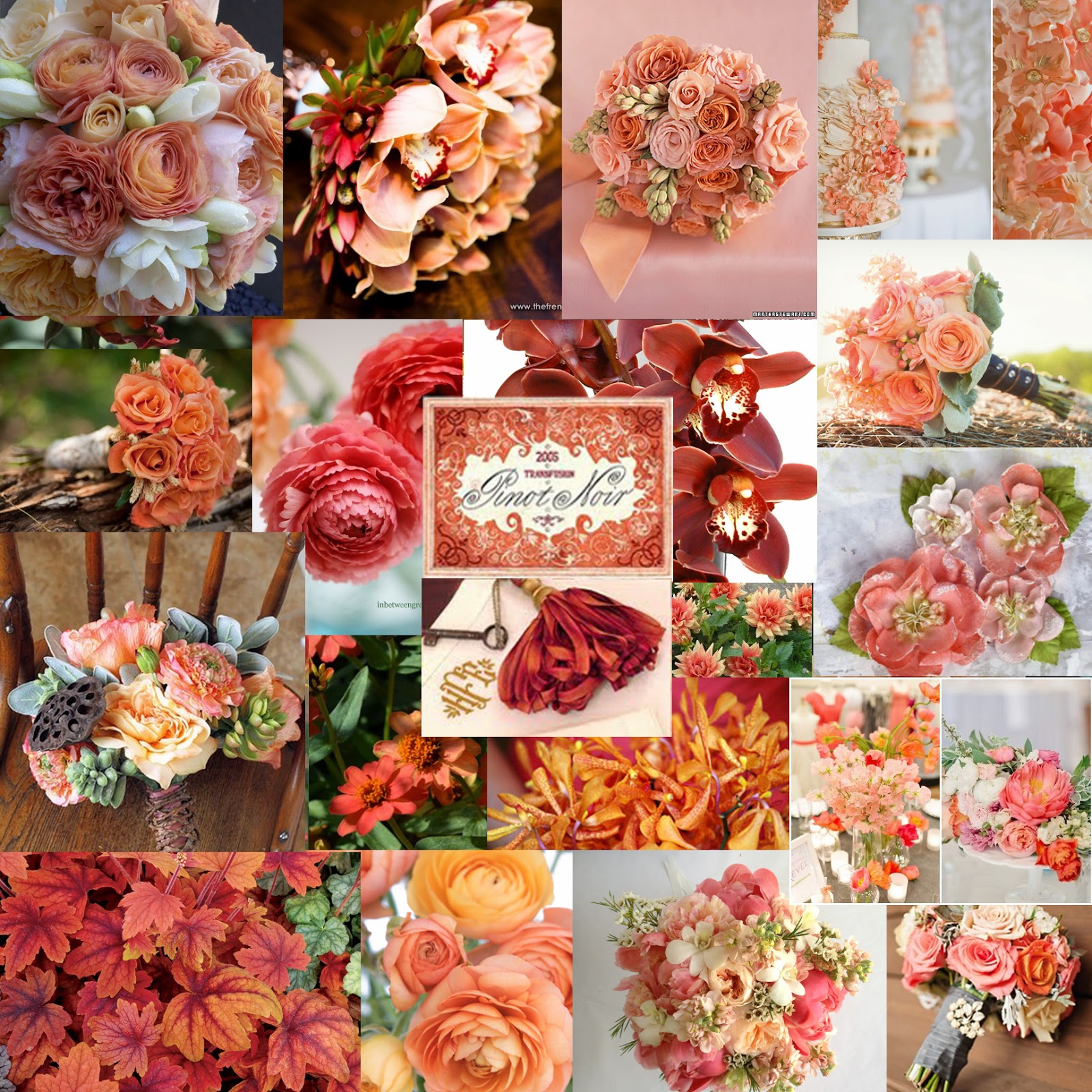 Orange Peach And Coral