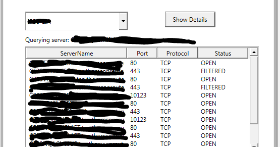 SCCM 2012 Powershell Scripts: SCCM Client DP-MP-SUP Port Query tool