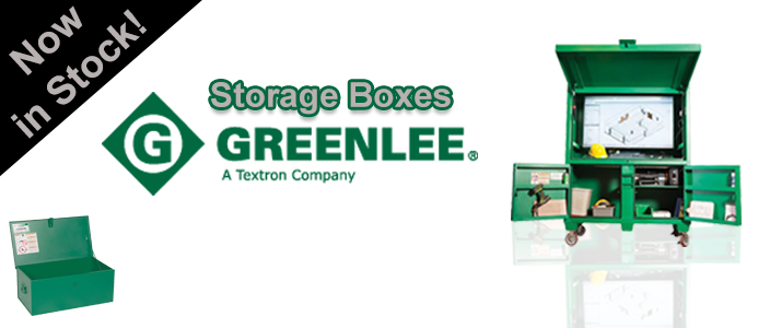 EB Horsman Product Profile: Greenlee Storage Boxes & Cabinets are in Stock!