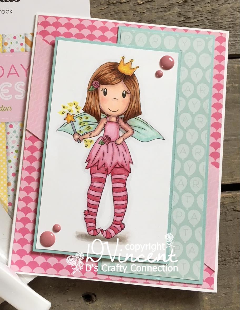 D's Crafty Connection: Fairy Princess Emma (Paper Nest Dolls)