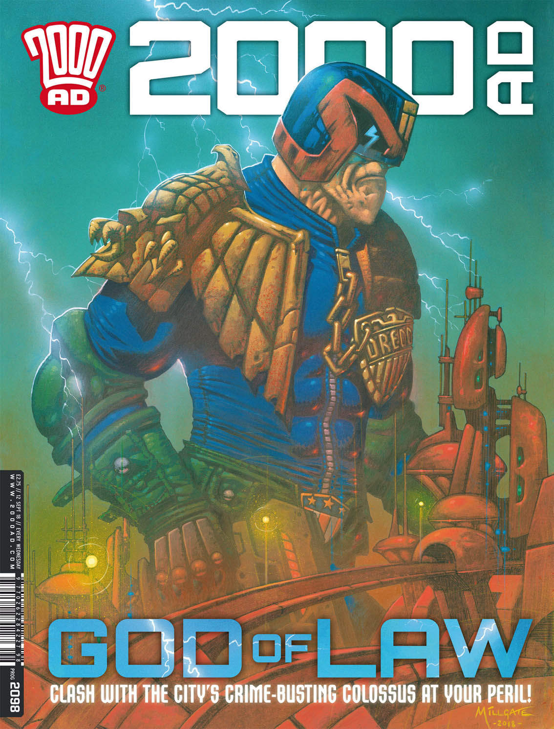 BLIMEY! The Blog of British Comics: 2000AD Prog 2098 Cover Preview