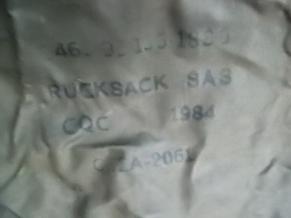 Webbingbabel: British Army Modified SAS/PARA Airborne Bergen ...