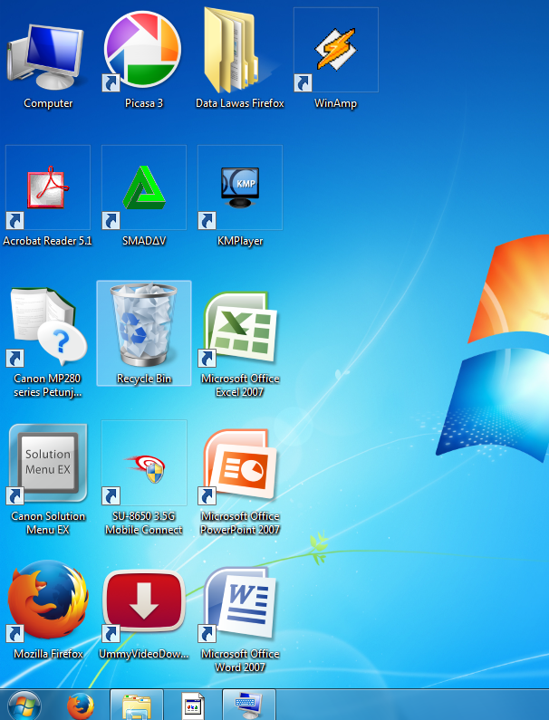 CARA MENGGANTI UKURAN ICON DESKTOP - Gaul-Techo