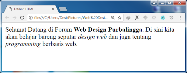 Tutorial Belajar HTML 13 : Block Elemen dan Inline Elemen pada HTML ...