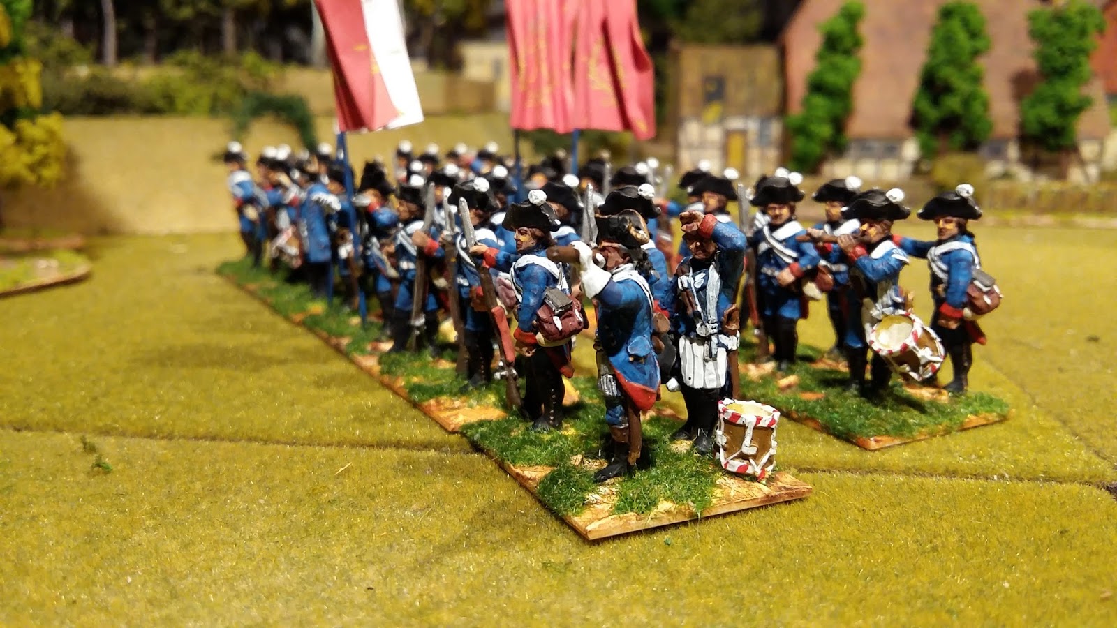 Painting Wargames Figures: Prussian Garrison Regiment VII
