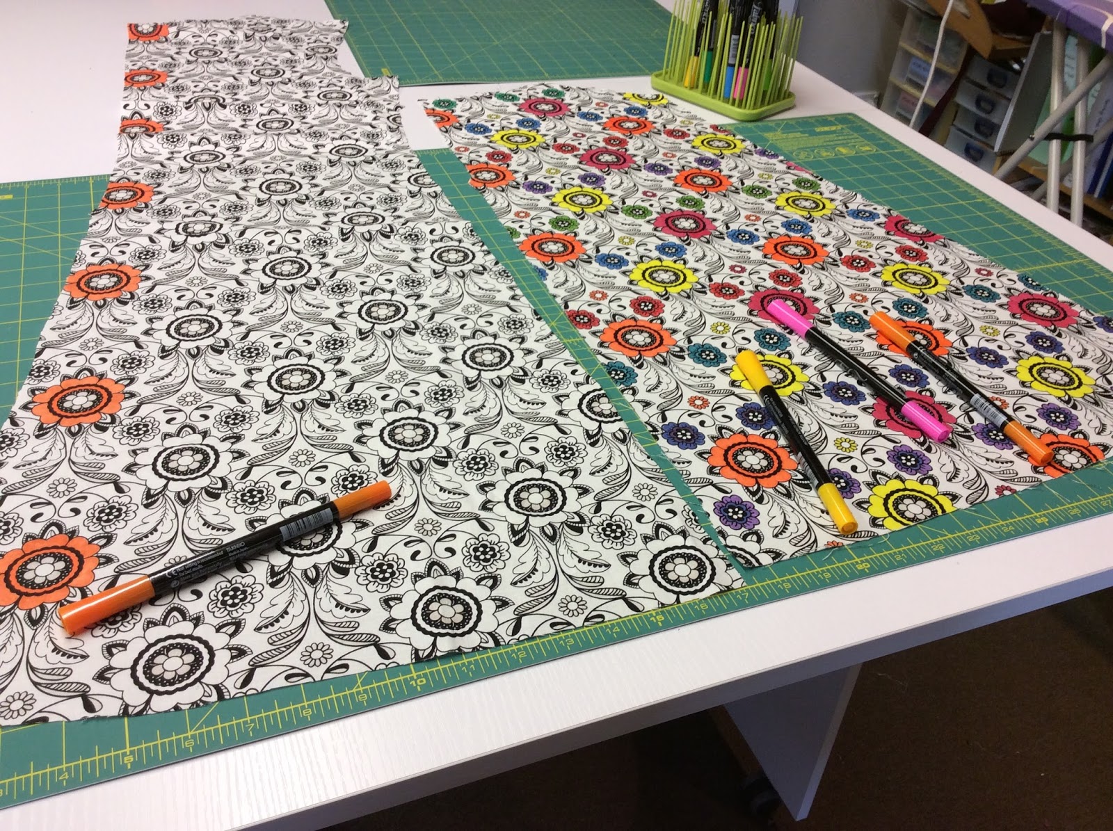 DON'T WAIT TO CREATE: My obsession with colouring in fabric