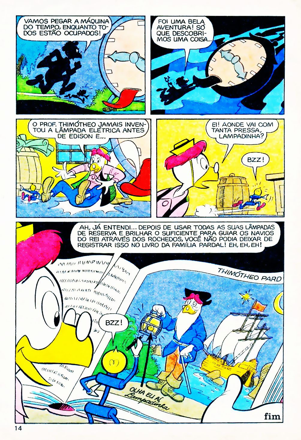 A GALERIA DOS QUADRINHOS: Professor Pardal