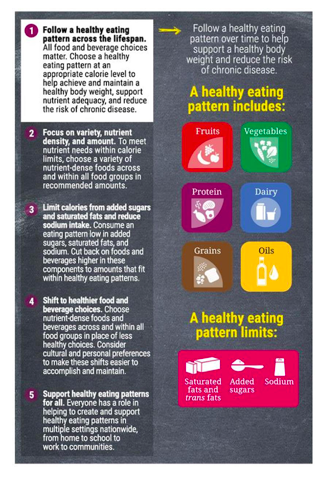 Food Explorer RD : New Dietary Guidelines for Americans 2015-2020