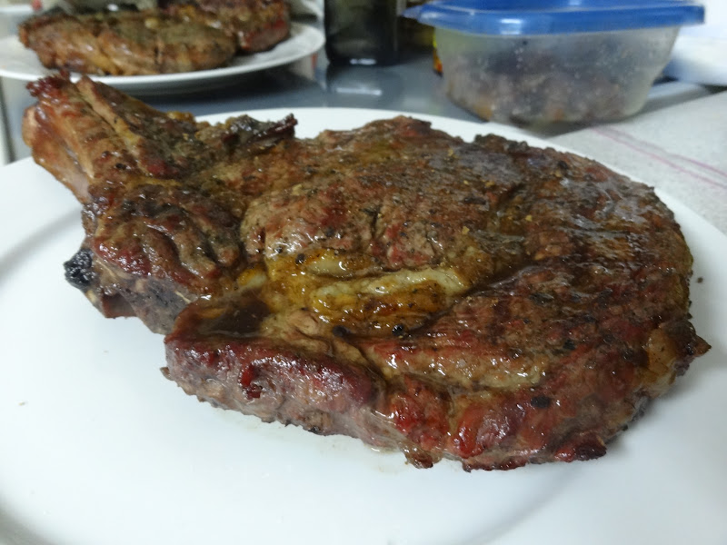 rather peckish: Canadian Prime: Rib Eye Steaks