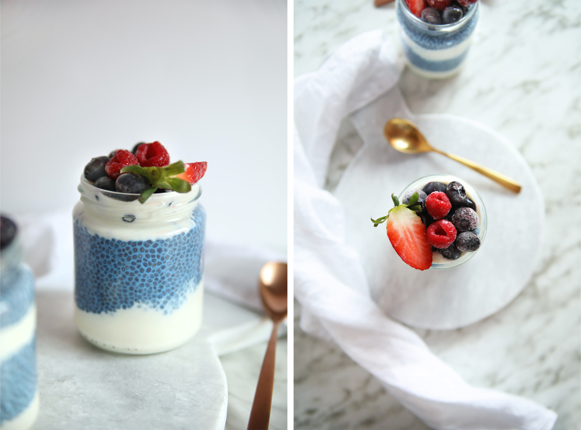 Blue Chia Pudding