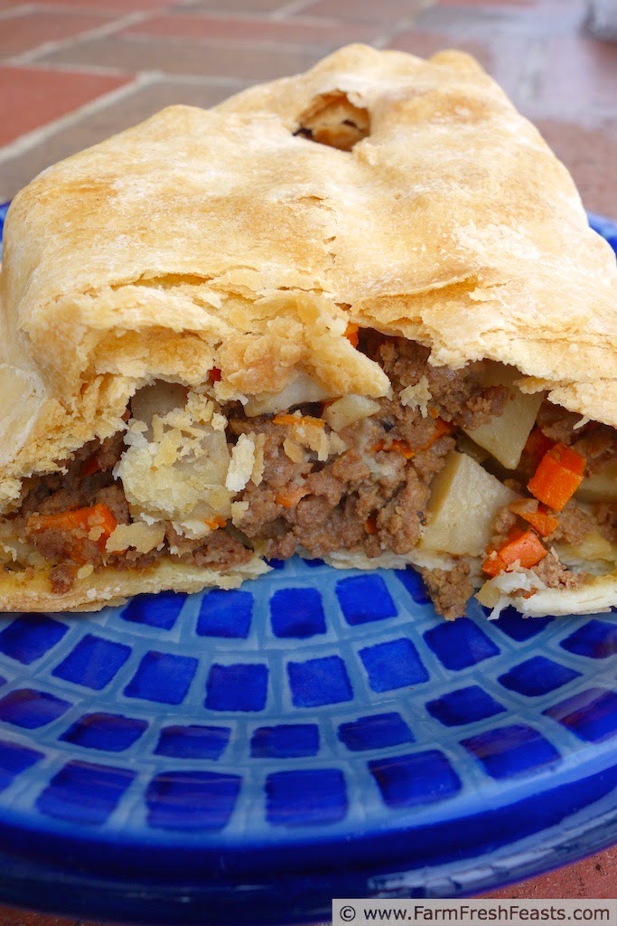 Farm Fresh Feasts: Pasties--A Meat Pie for Pi Day