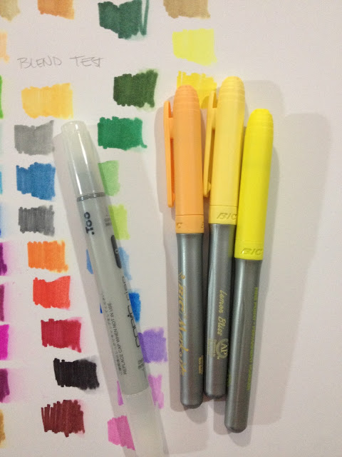 Art Marker Showdown: Bic Mark It Permanent Markers