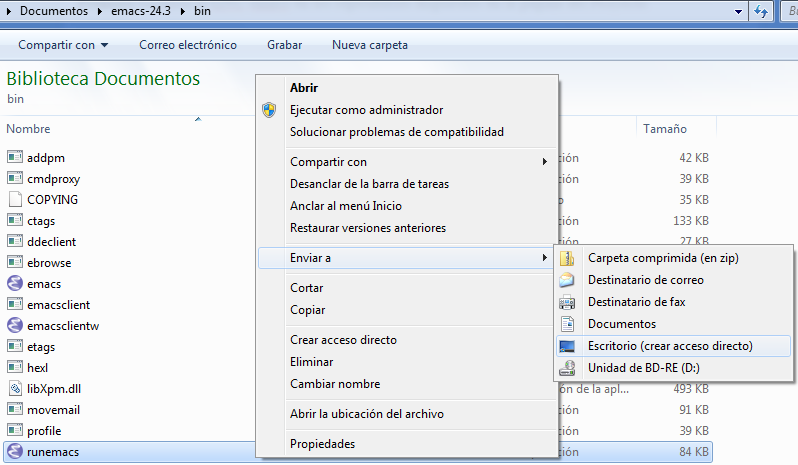 Instalar Gnu Emacs En Windows