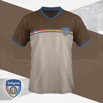 Social Media Football Kits - Facebook, Twitter and Instagram Shirts ...