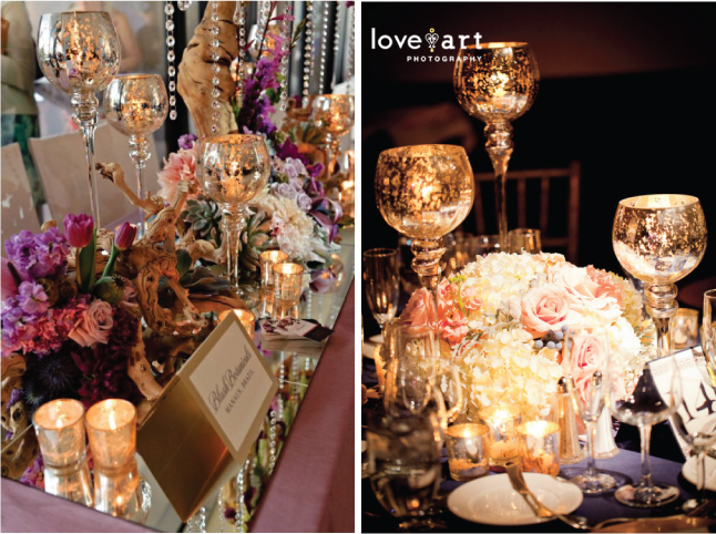 white smile: {Wedding Trends} : Mercury Glass