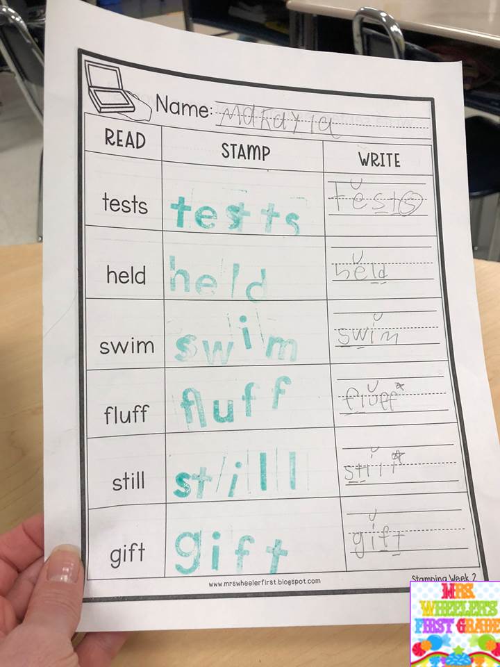 Mrs. Wheeler's First Grade Tidbits: Weekly Centers March 18