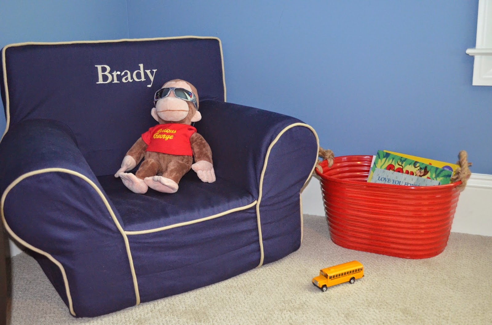 The Life of Riley: Home Tour: Brady's room and bathroom