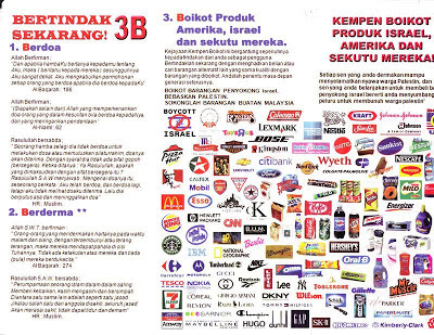 Boikot barangan Israel - Travelog Hort