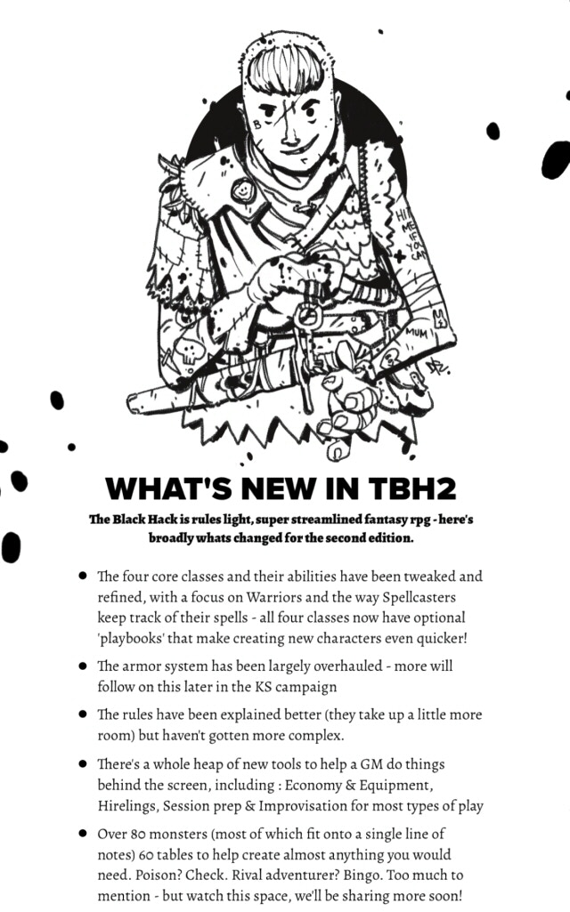 Tenkar's Tavern: Kickstarter - The Black Hack 2nd Edition