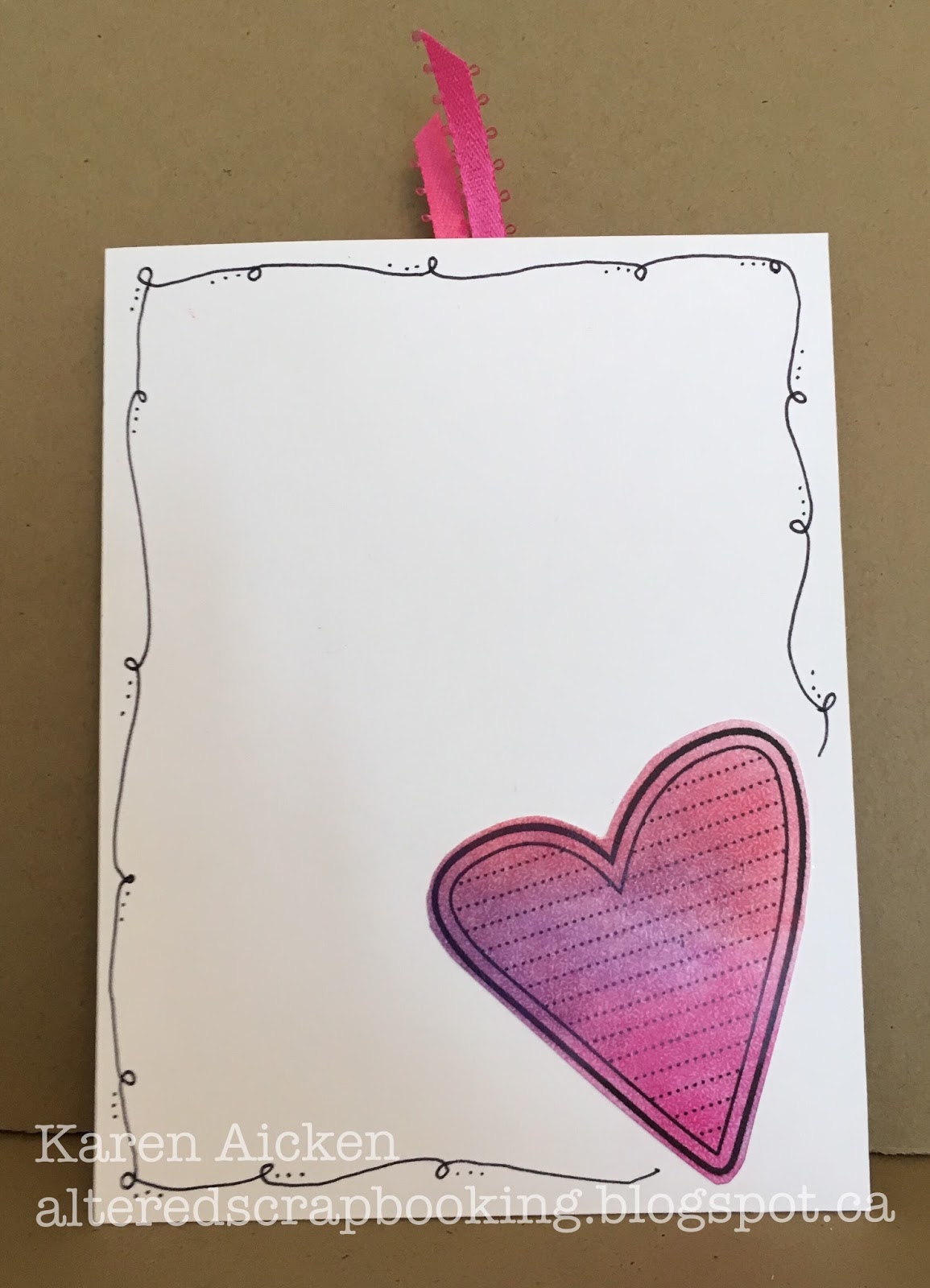 Painted Mountain Cards: 'Love You This Much' Pull Tab Card