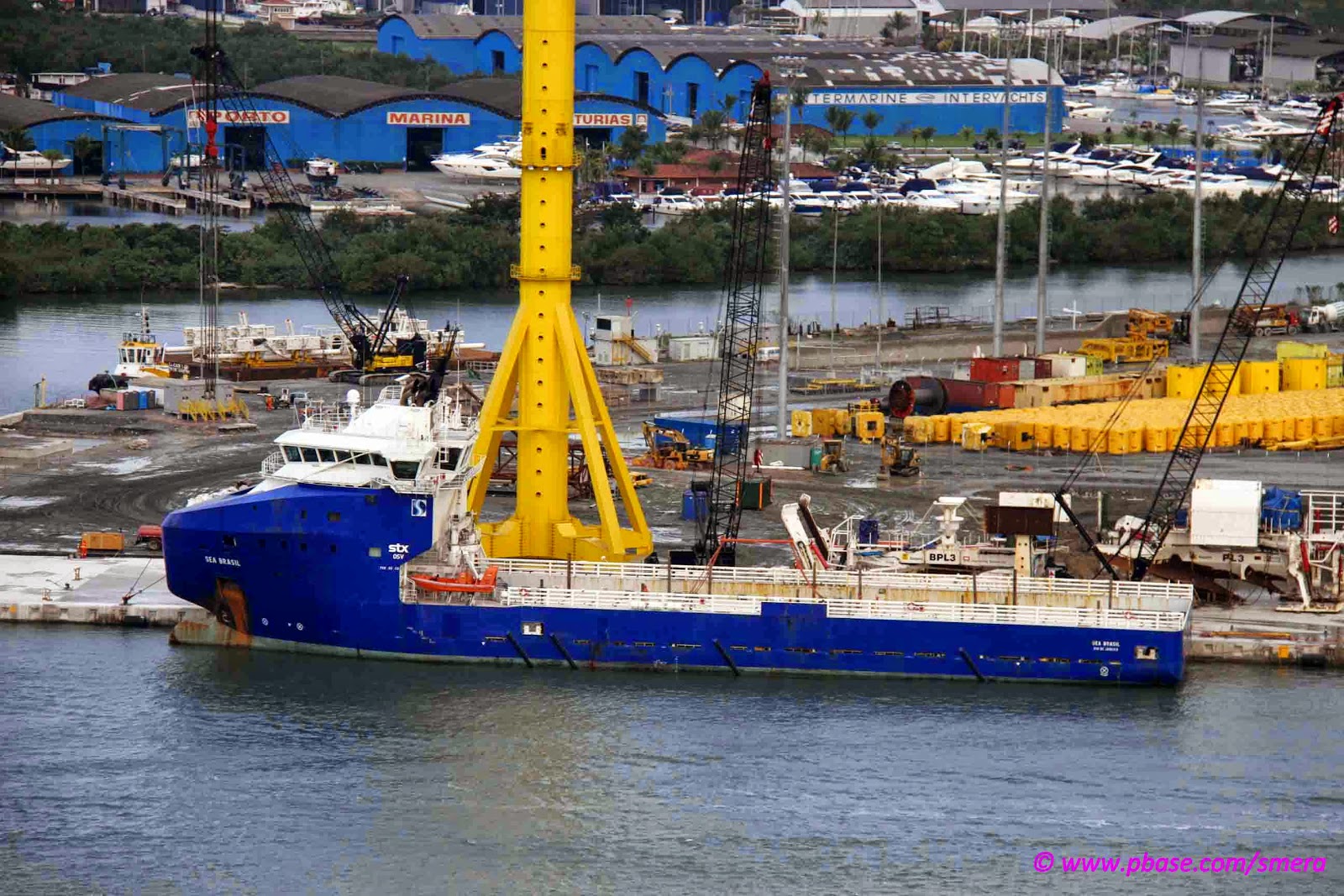 Santos Shiplovers: PSV Sea Brasil / PPWQ - Maiden call no terminal ...