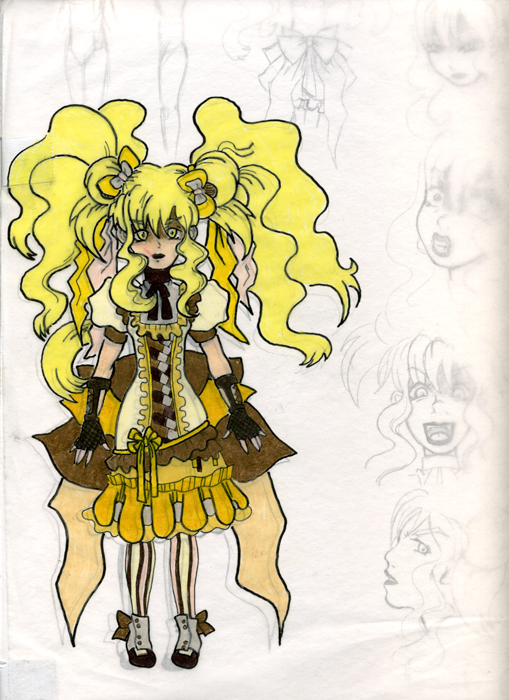 AUD art: Nightmare Comic Character Sheets